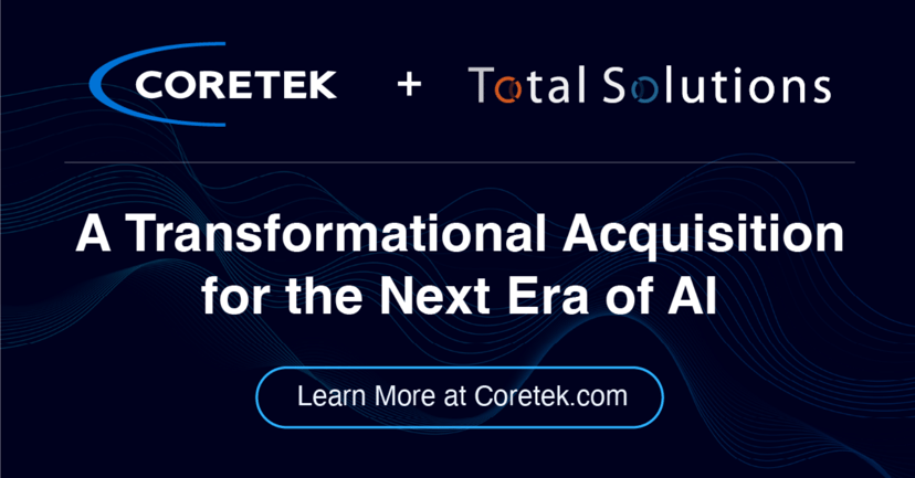 Coretek Acquires Total Solutions, Expanding Capabilities in AI, Data ...