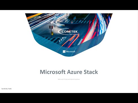 Microsoft Azure Stack Options for On-Premise Workloads | Videos | Coretek Services